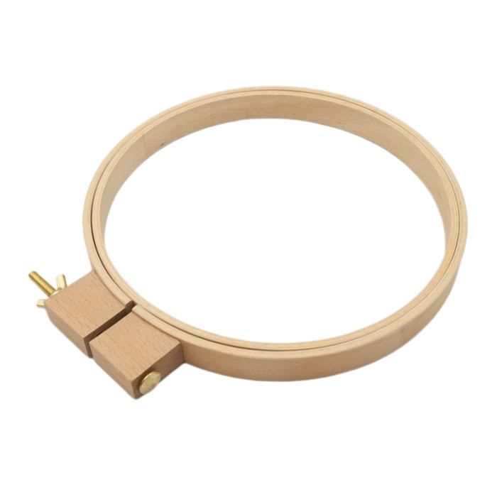 Cerceaux de broderie cercle en bois anneau de cerceau de point de croix ...