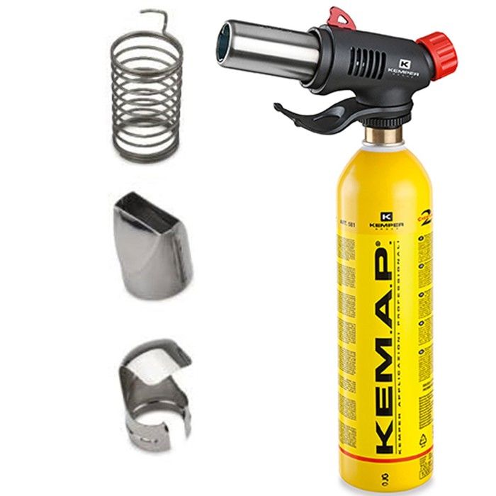Pistolet à air chaud Brasage + Cartouche gaz Propane Température ...