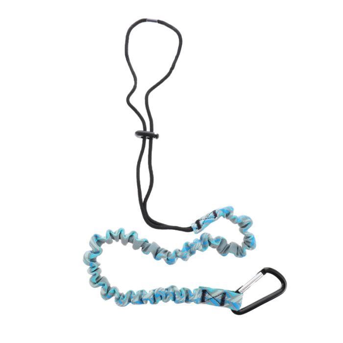 Cordon élastique rétractable avec mousqueton 90cm HARNAIS DE SECURITE ...