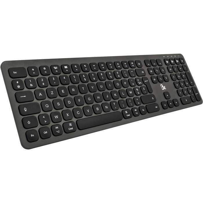 Keyboard - Clavier Bluetooth Sans Fil Rechargeable - Design Ultra Mince ...
