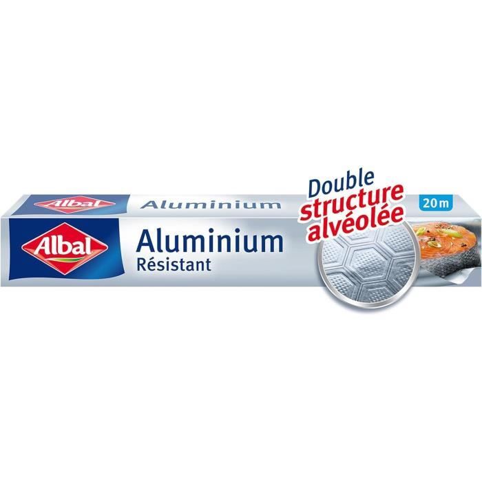 Film Aluminium 20M - Résistant - Double Structure Alvéolée - Four Et ...