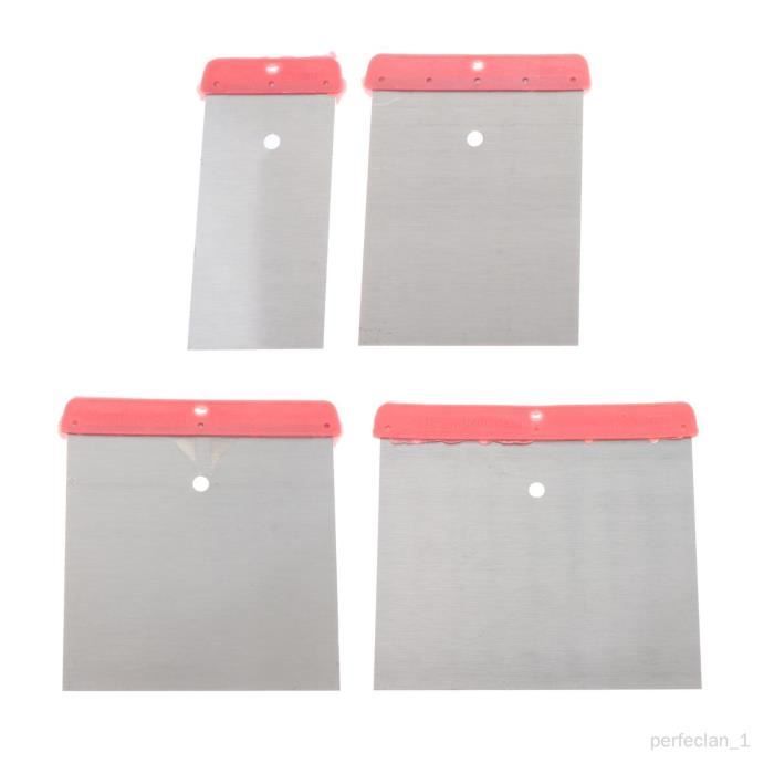 Couteau à mastic - SHIWAKI - 4 pièces - Acier inoxydable - 4 tailles ...