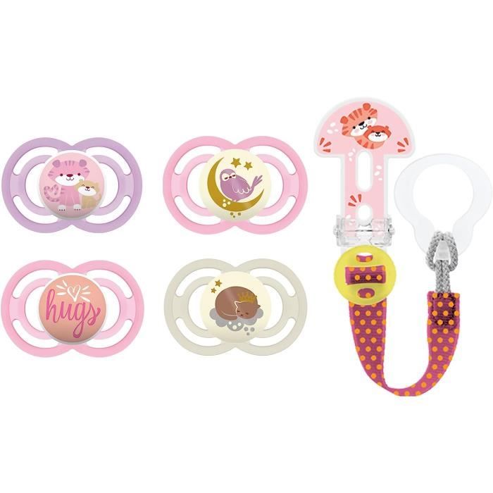 MAM set de sucettes, 2 x MAM Perfect et 2 x MAM Perfect Night ...