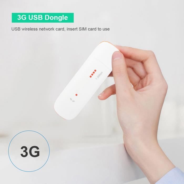 Tbest Dongle USB 3G 3G Network Card, White USB Dongle Network Card Not ...
