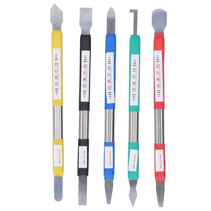 TMISHION Barre à levier 5 en 1 TE‑020 Outil de réparation de grattoir ...