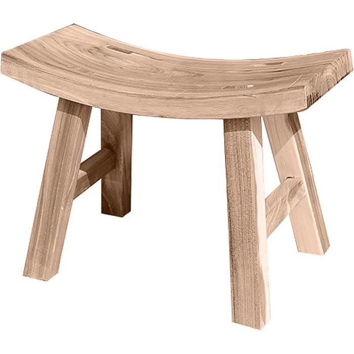 Petit Tabouret En Bois Tabouret De Siège Incurvé Pour Chambre À Coucher ...