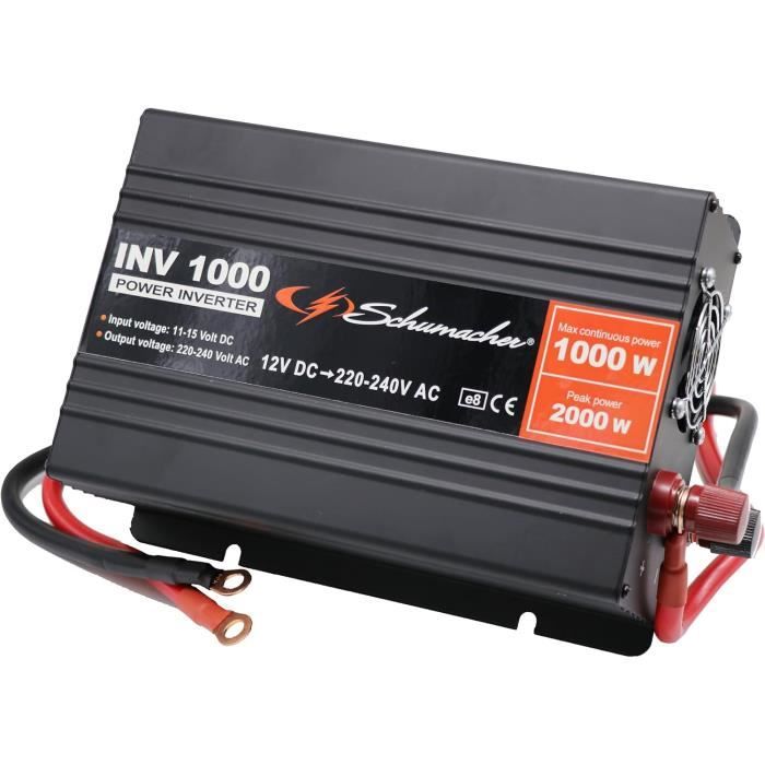 Inv 1000 Onduleur Convertisseur Sinus Modifié 12V Dc > 230V Ac - Puissance Continue 1000W ...