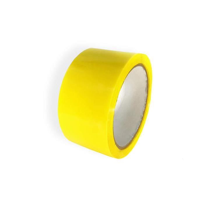 Ruban Adhésif D'Emballage Jaune, Tout Usage En Polypropylène, 48 Mm X ...