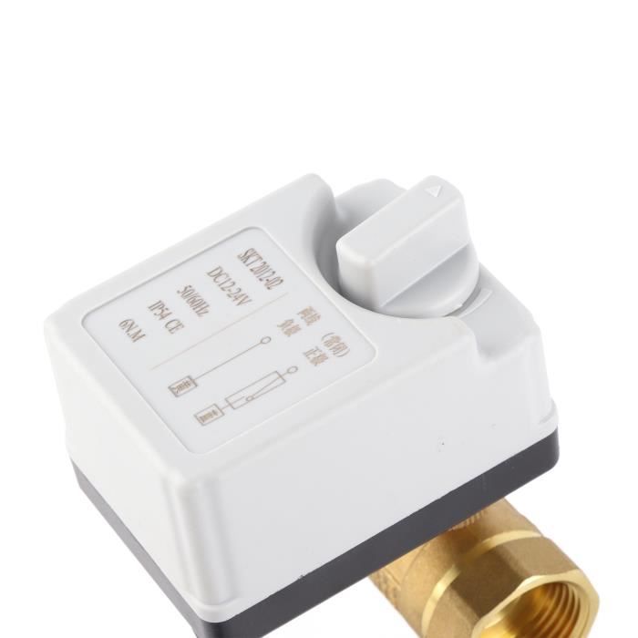 Vanne à bille motorisée - VBESTLIFE - DN25 - 2 Voies - 2 Fils - DC 12V - Cdiscount Bricolage