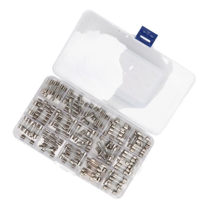 MAG kit de fusible 150 Pièces Tube de Fusible en Verre 15 Types de Fusibles en Verre à Soufflage ...