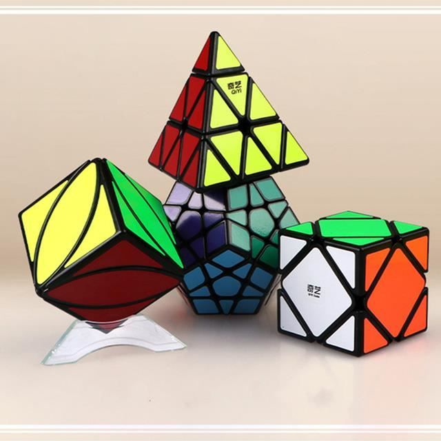 CASSE-TETE,3--Cube magique Megaminx en feuille'érable, 2x2, 3x3, 4x4 ...