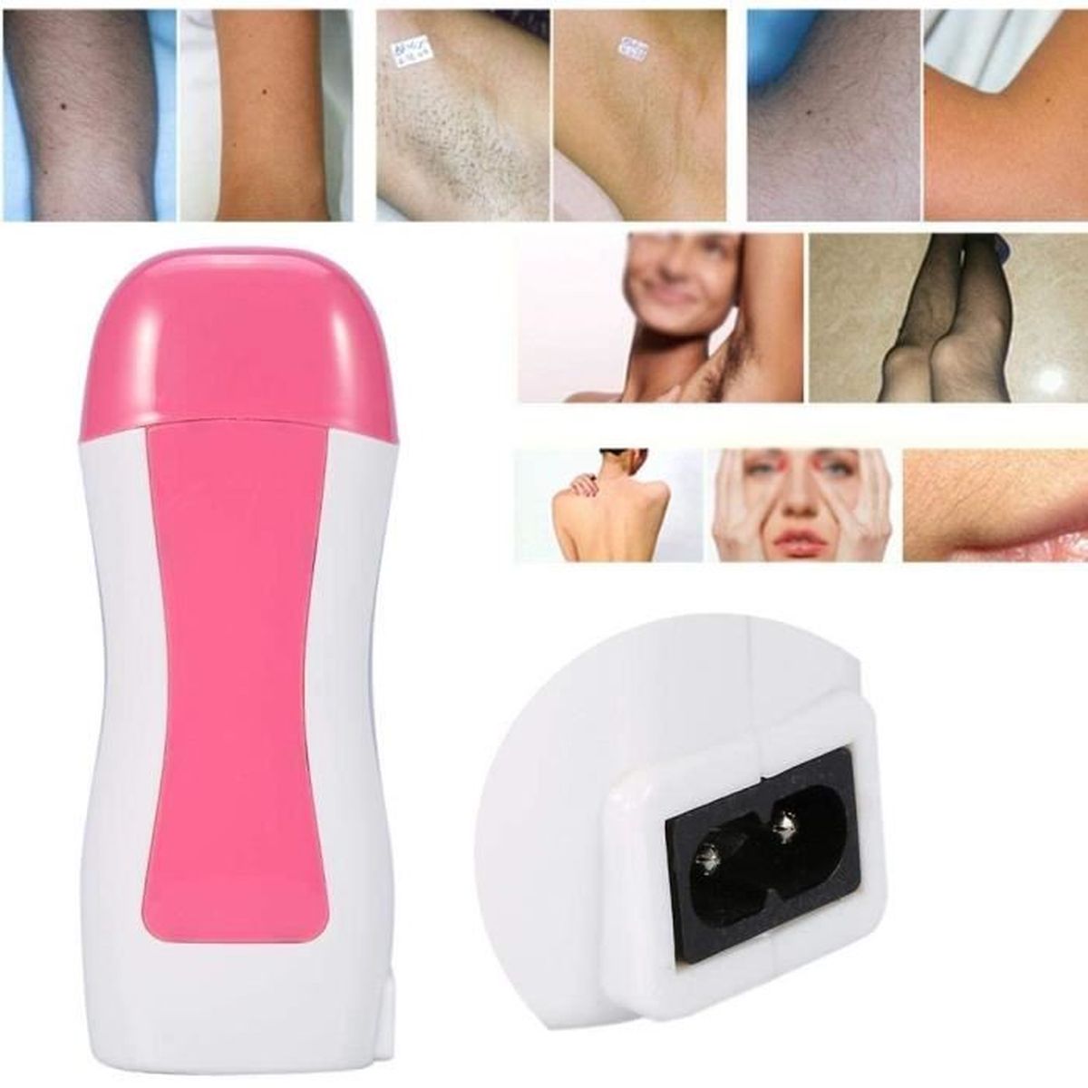 2 types de cire électrique épilateur plus chaud - appareil de chauffage ...