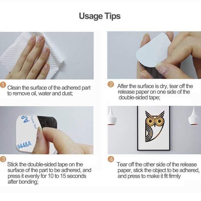 Double Face Extra Fort,Adhésif Dace Puissant,Autocollant Face ...