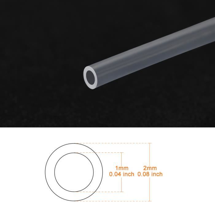 Tube PTFE SOURCING MAP - 1mm ID x 2mm OD x 2m - pour PLA ABS 3D Imprimante - Cdiscount Bricolage