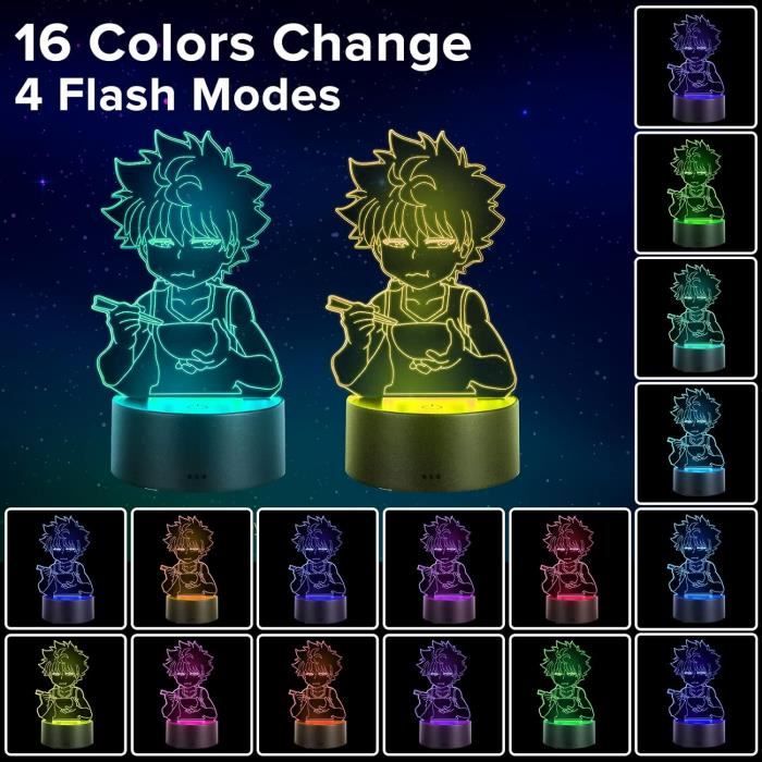 Anime 3D Lampe À Led Hunter X Hunter Killua Et Gon Pour Chambre Décor ...