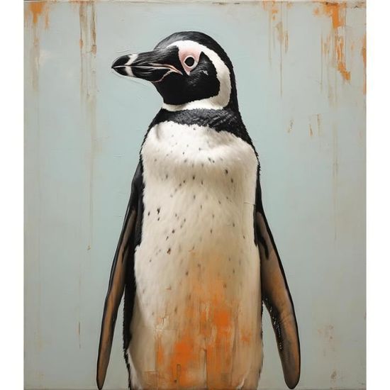 Diy Peinture Par Numero,Dessin Animé Mignon Pingouin Animal,Painting By ...