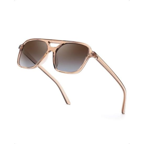 Lunettes De Soleil Pour Homme Polarisées Rectangulaires Lunette Femme