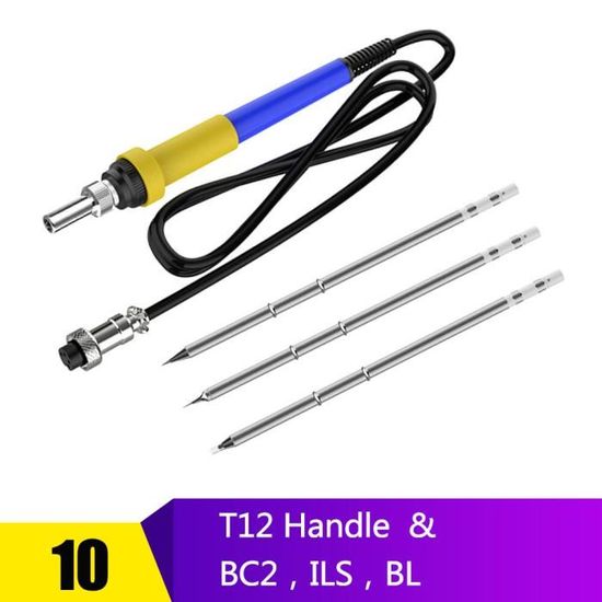 Poste à souder - Blue Yellow - SET10 - 24V - 75W - Noyau chauffant ...
