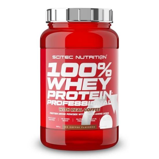 Whey concentrée Scitec Nutrition - 100% Whey Protein Professional - Ice Coffee 920g - Cdiscount ...