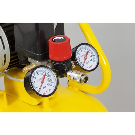 STANLEY Compresseur Siltek vertical silencieux 1,3 HP - Cdiscount Bricolage