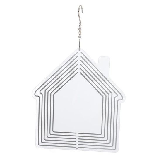 Tbest DIY Sublimation Metal Wind Spinner Hanging Blank Wind Chimes ...
