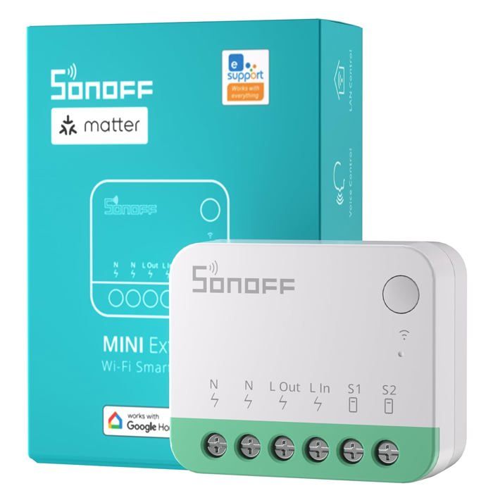 SONOFF Matter smart switch, Wifi Mini DIY module, fonctionne avec Alexa ...