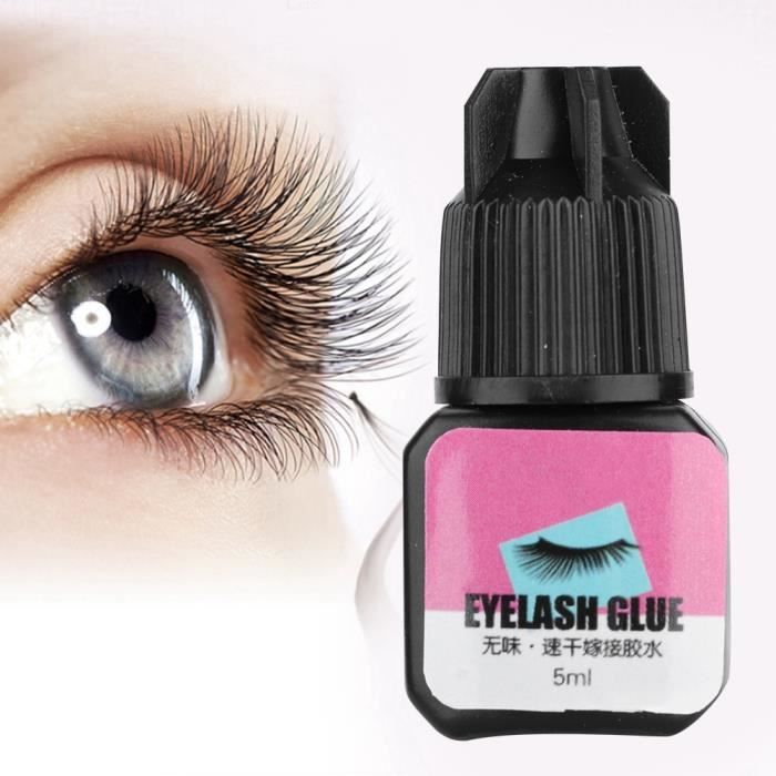 Colle pour extension de cils - ATYHAO - 5 ml - Adhérence forte - Séchage rapide - Sans odeur ...