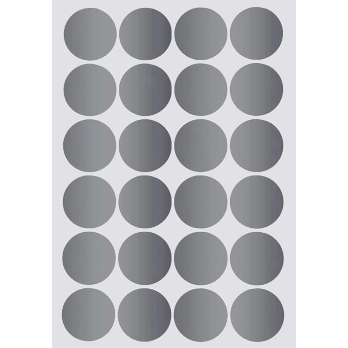 Lot de 120 pastilles autocollantes rondes 25 mm[1139] - Cdiscount Beaux ...
