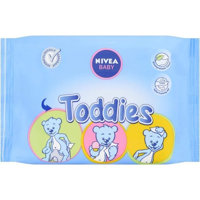Baby Lingettes Toddies (1 X 60), Lingettes Nettoyantes Bébé ...