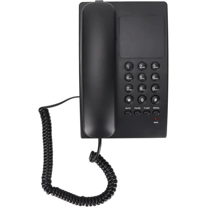 Téléphone Filaire, Téléphone Fixe Filaire avec Identification de l ...