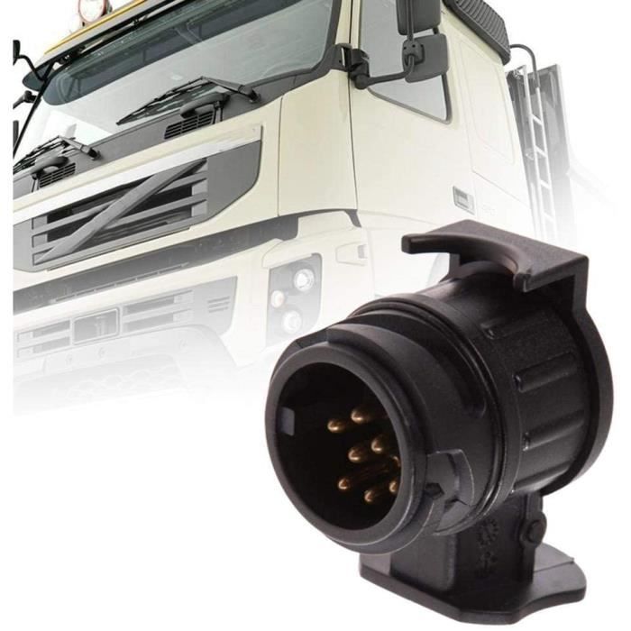 Adaptateur de remorque étanche 13p à 7p remorque connecteur adaptateur de fiche for les ...