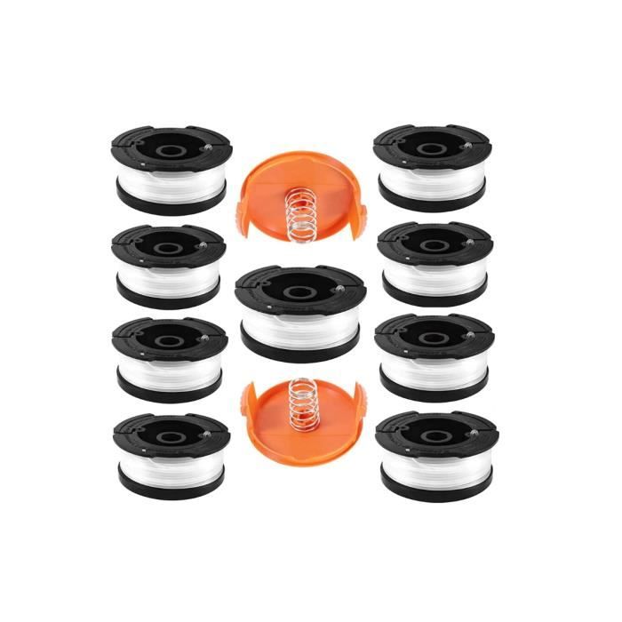 Bobine Fil Coupe Bordure pour Black et Decker Coupe-Bordures, Bobines A6481 A6485 Compatible ...