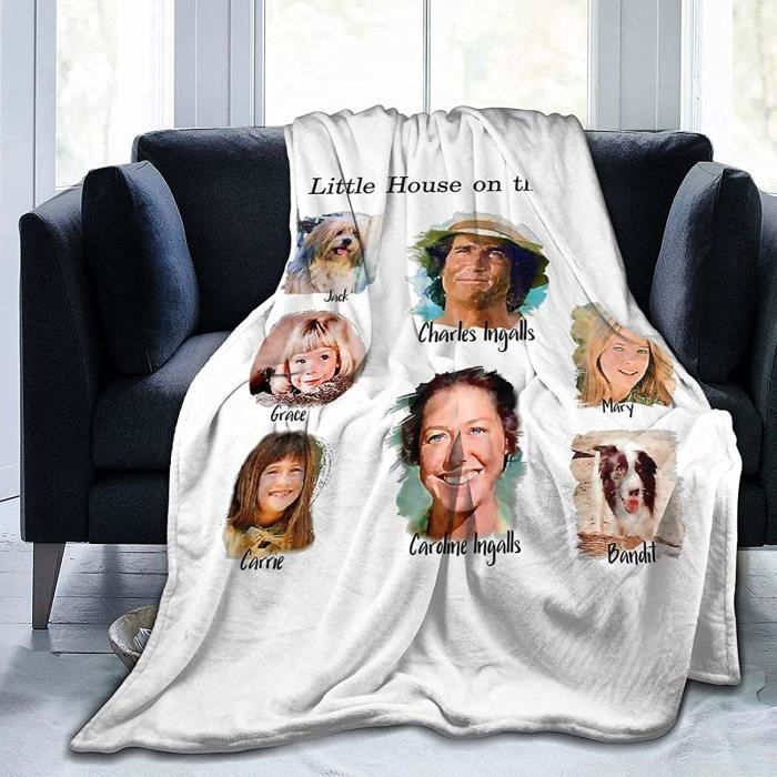 Ingalls Family Little House on The Prairie Couverture ultra douce en ...