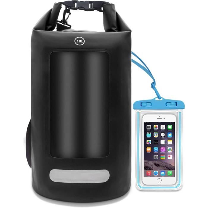 Sac Étanche Pour Les Sports Nautiques - 10 L-20 L-30 L - Avec Poche Pour Téléphone Portable, Sac ...