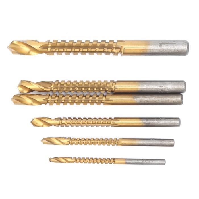 Cikonielf Foret de perceuse électrique à main 6pcs Foret en Dents de ...