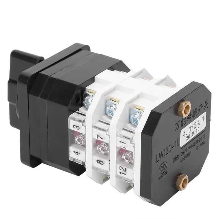 EJ.life Interrupteur universel Commutateur universel commutateur à came ...