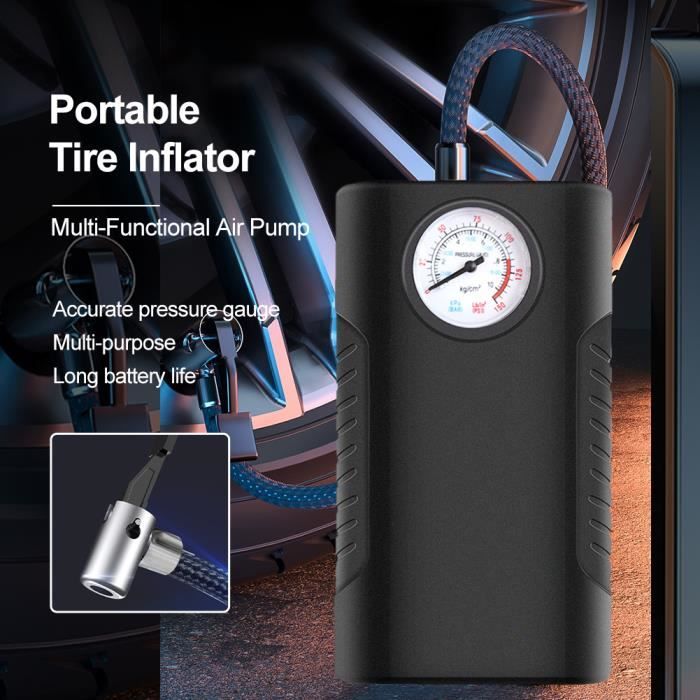 Compresseur à air sans fil avec pointeur rechargeable par USB pour ...