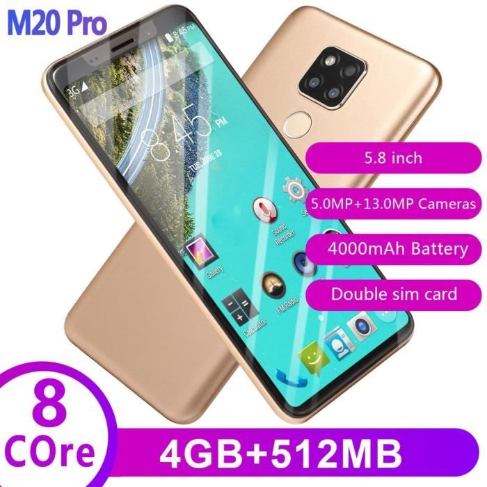Téléphone intelligent léger m20 plus 512 + 4g mémoire réseau 3g - Cdiscount Téléphonie