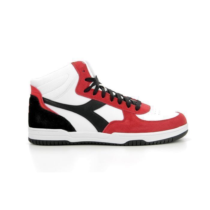 DIADORA Baskets hautes Raptor Hight Sl Rouge/blanc Black - Cdiscount ...