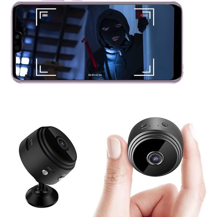 Mini Camera Espion, Hd 1080P Spy Caméra De Surveillance Wifi Avec ...