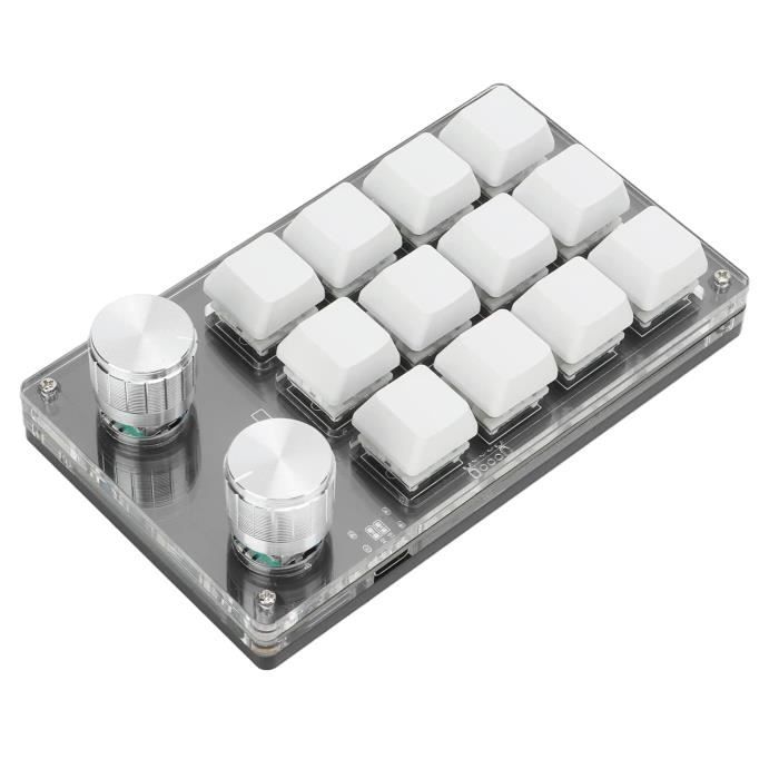Mini Clavier De Jeu Mécanique À Une Main À 12 Touches, Clavier Macro ...