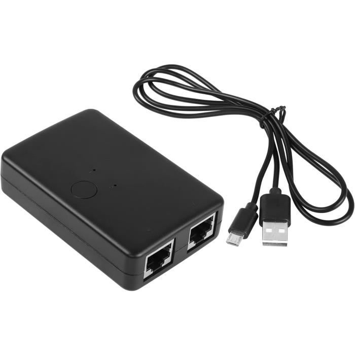 Rj45 1 To 2 Switch Ethernet 2 Ports, Network Lan 100Mhz 2 In 1 Out Ou 1 ...