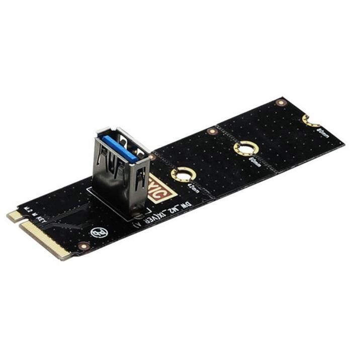 Carte Adaptateur M.2 NGFF Vers USB 3.0 PCIE Adaptateur D'Extension de Fente M2 Adapté à L ...