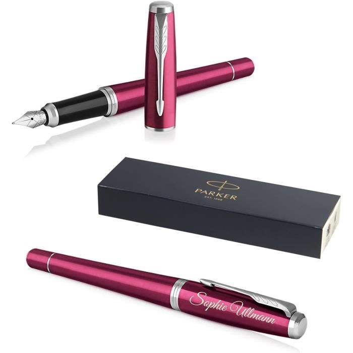 PARKER Stylo plume Urban avec gravure Stylo de qualité supérieure Coffret cadeau Encre e Cadeau ...