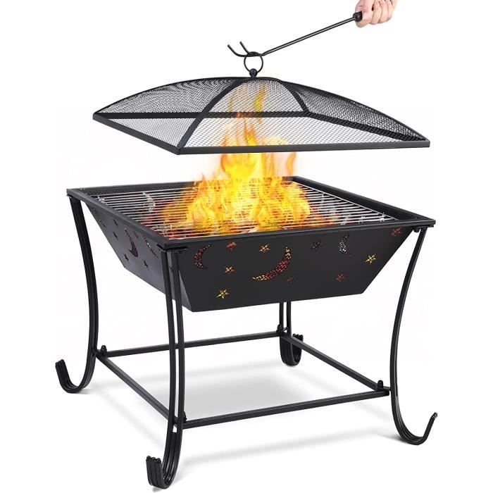 Foyer Barbecue, Brasero Exterieur Terrasse, Barbecue Charbon Portable ...