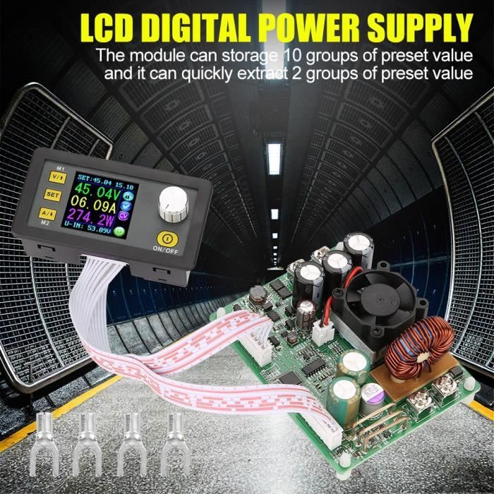 YID alimentation abaisseur Module abaisseur DPS5015 Alimentation numérique LCD régulée réglable ...