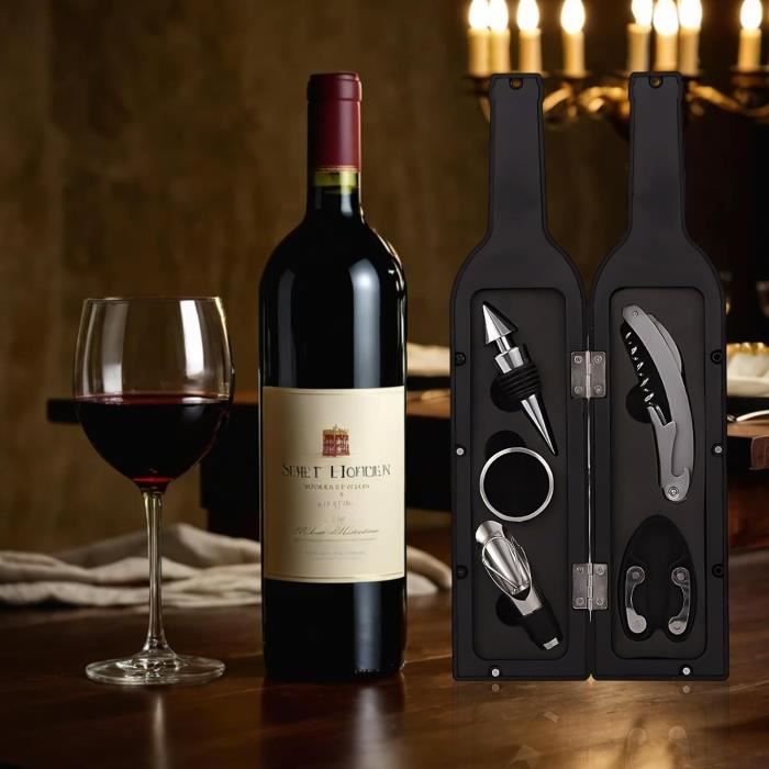 Coffret Cadeau D'Accessoires Pour Ouvre-Bouteille De Vin De Luxe - Tire ...