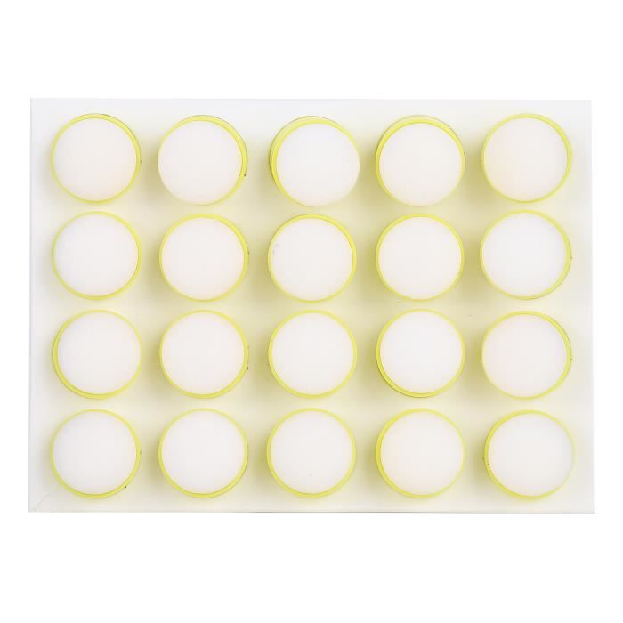 Éponge à doigts - QIILU - 20Pcs - Jaune - Plastique + Éponge - Pour ...