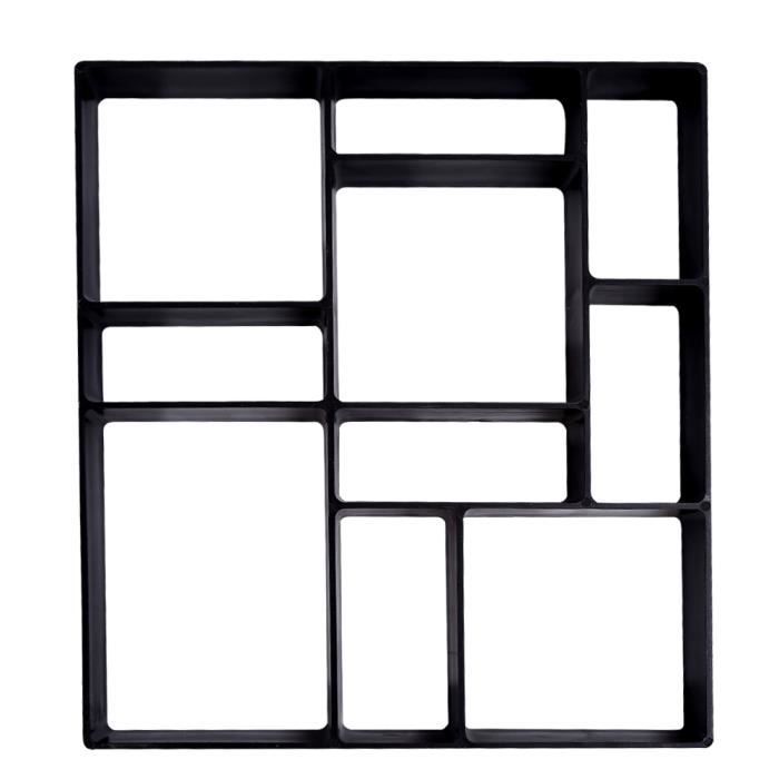 Moule a Pavé Beton Jardin - DUOKON - (45x40x4cm) - pour Allée Jardin ...