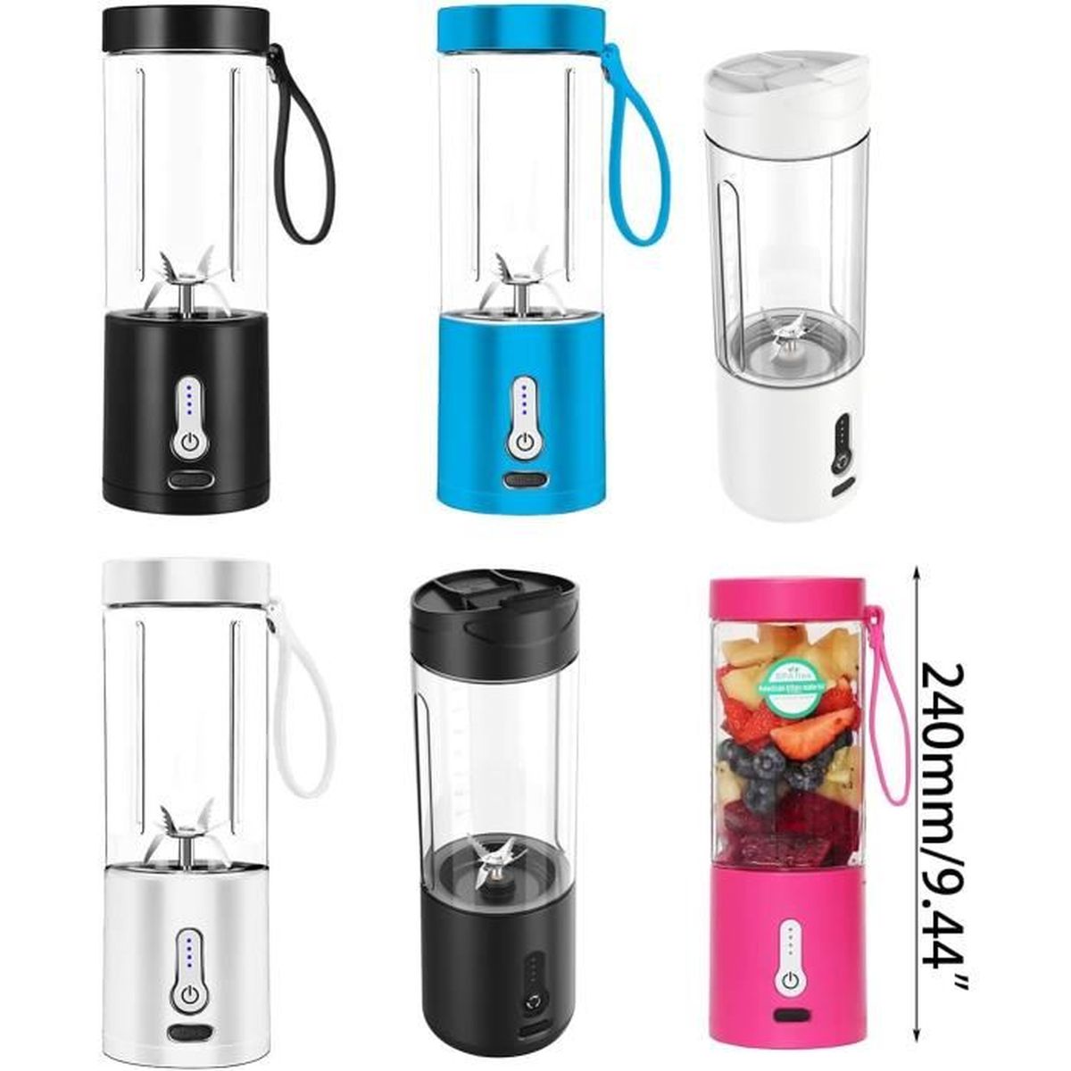 Mini Extracteur De Jus Juicer Coupe À Une Main Boire Mini Portable Pour ...